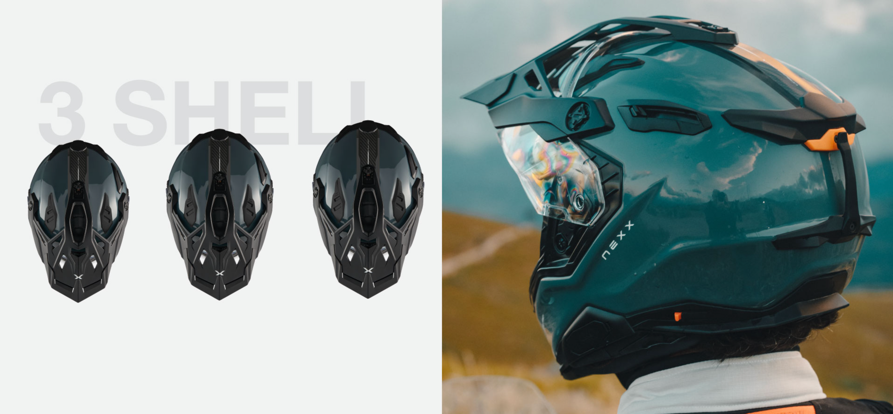 NEXX X.WED3 GOLDEN DUNE CARBON – NEXX Helmets Australia